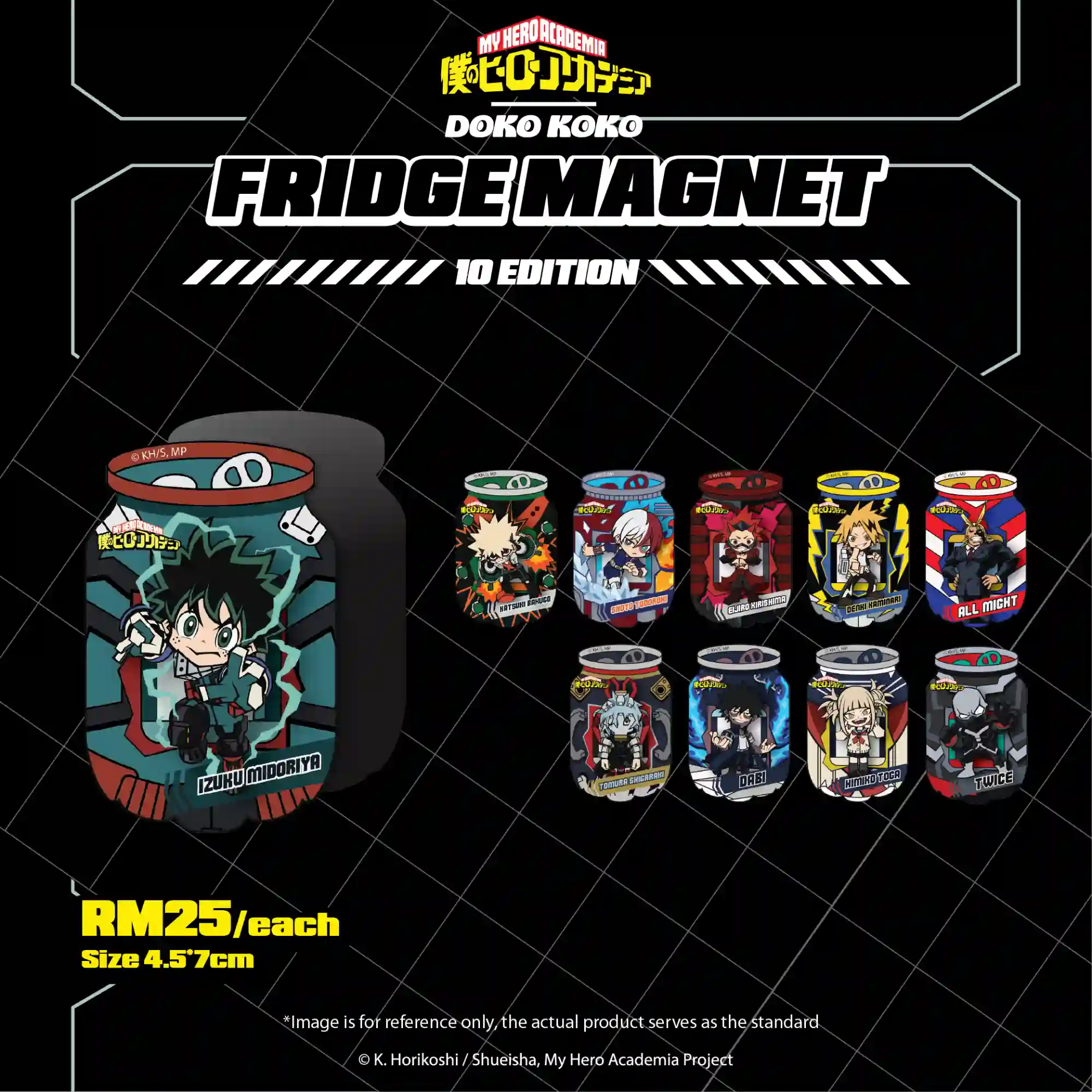 My Hero Academia – Fridge Magnet - Nijigen Expo